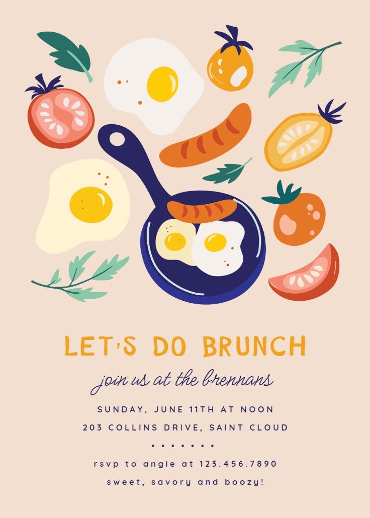 Let’s Do Brunch - Invitación Para Brunch (Gratis) | Greetings Island